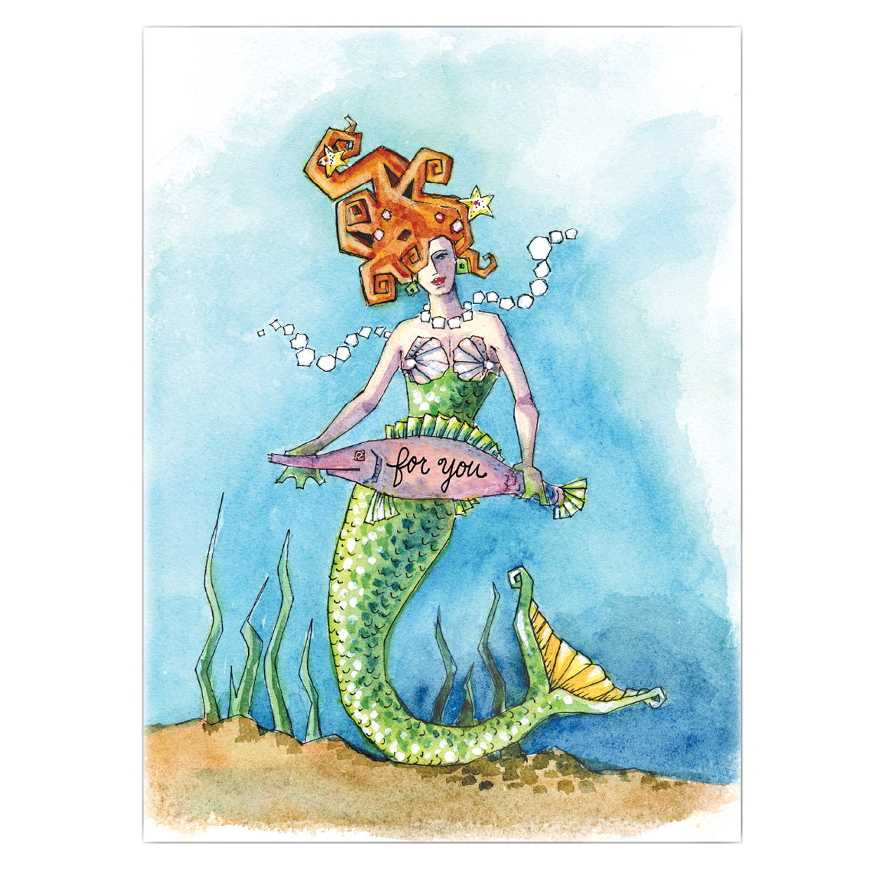 Mermaid with a Message – Down The Shore Publishing